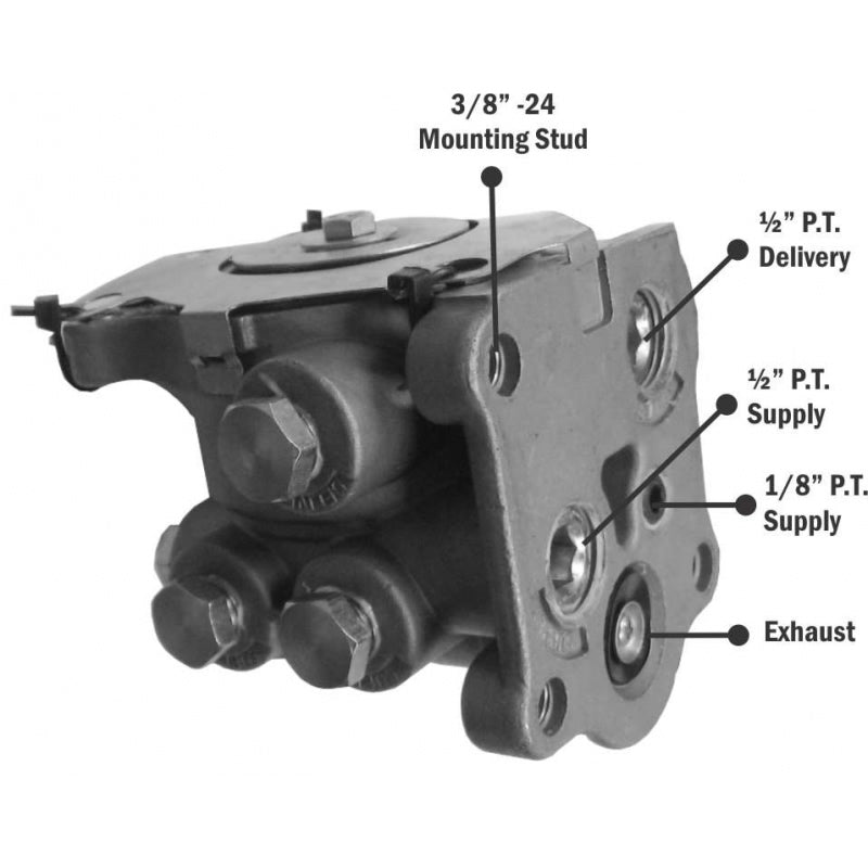 279950 382497C91 E-5 Air Brake Pedal Foot Control Valve Single Circuit ...